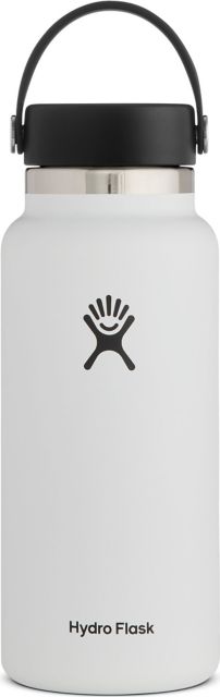 Hydroflask 32 oz Wide Mouth With Flex Cap 2.0-White | Hydro Flask ...